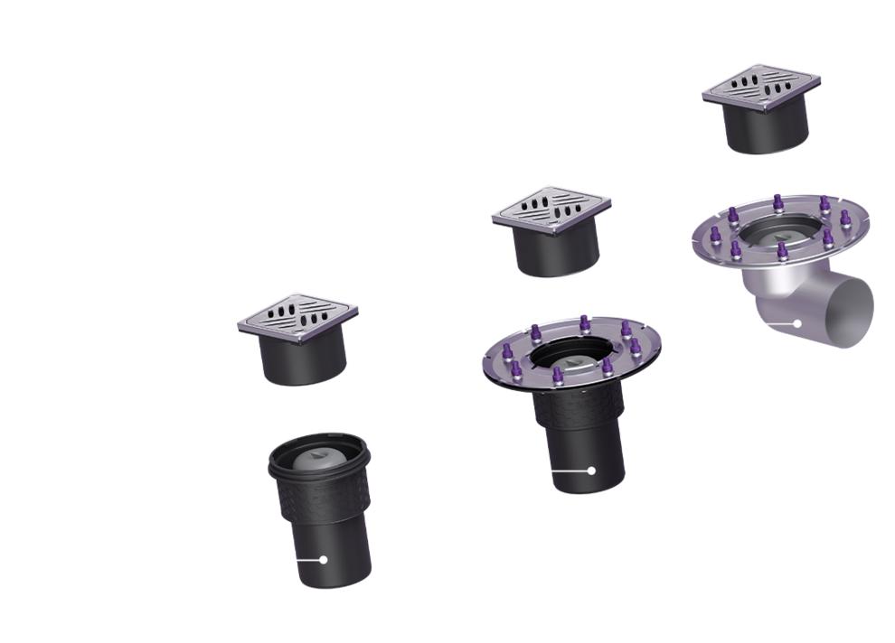 Floor drains - KESSEL - mastering water