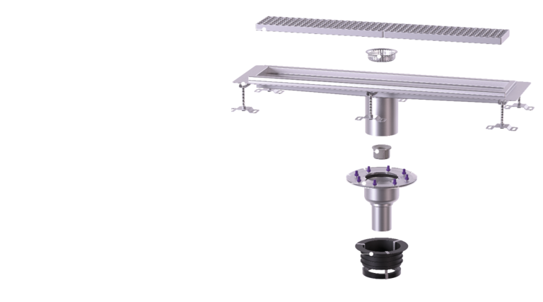 Slotted and box channels - KESSEL - mastering water