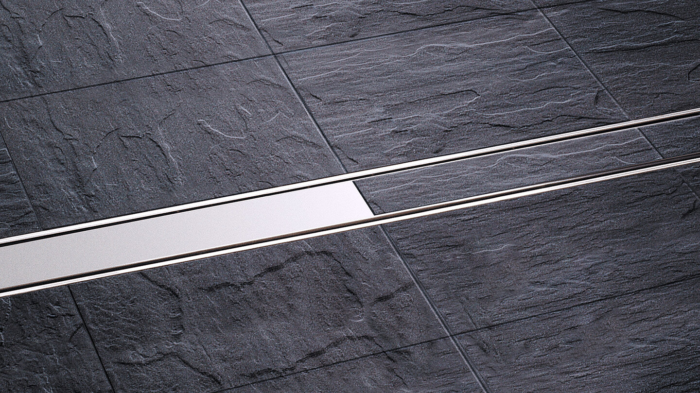 Linearis Comfort shower channel - KESSEL - mastering water