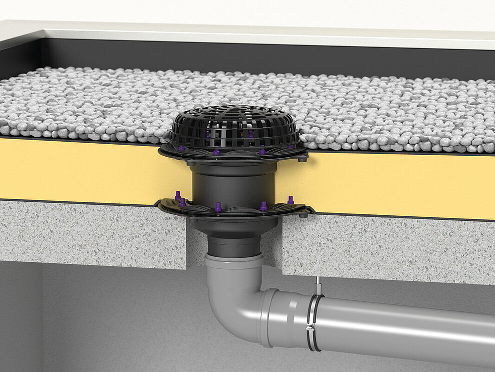 Roof drains for flat roof surfaces - KESSEL - mastering water