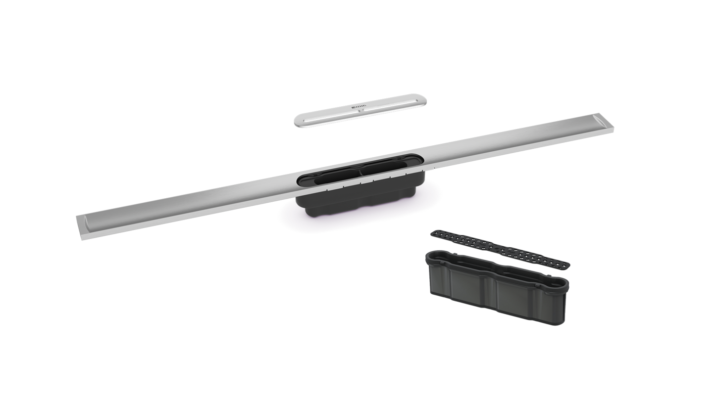 Linearis Infinity shower channel - KESSEL - mastering water