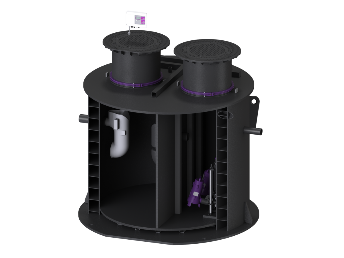 Grease separator EasyClean ground Multi - KESSEL - mastering water