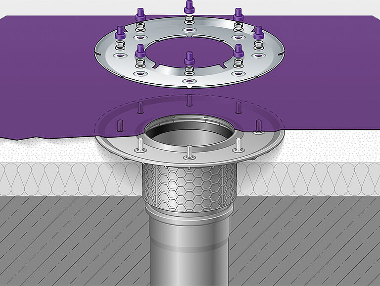 Waterproofing drains using a membrane - KESSEL - mastering water
