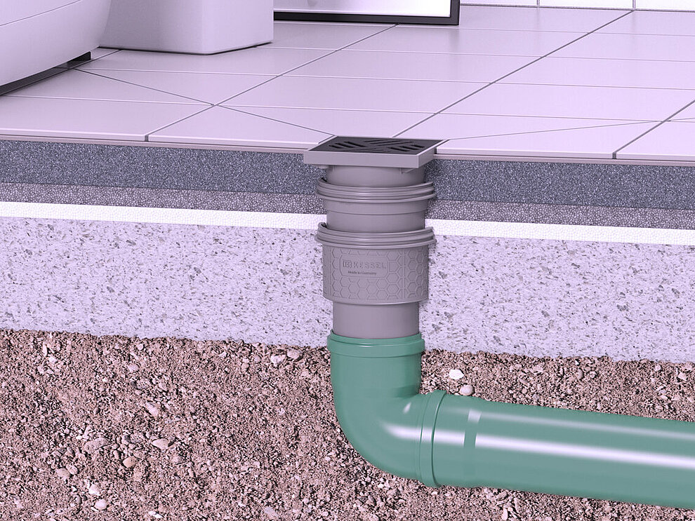 Fire protection for floor drains - KESSEL - mastering water