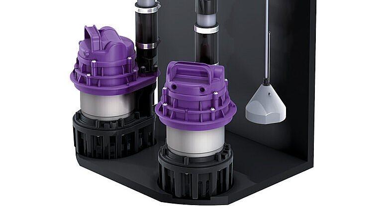 Pump installation kit Retrofit - submersible pumps for collecting tanks ...