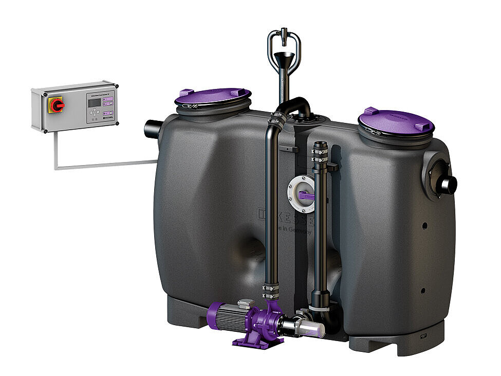 EasyClean free grease separator - KESSEL - mastering water