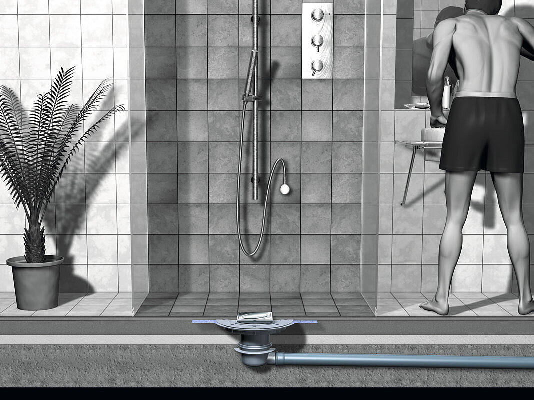 Classic bathroom drain - KESSEL - mastering water