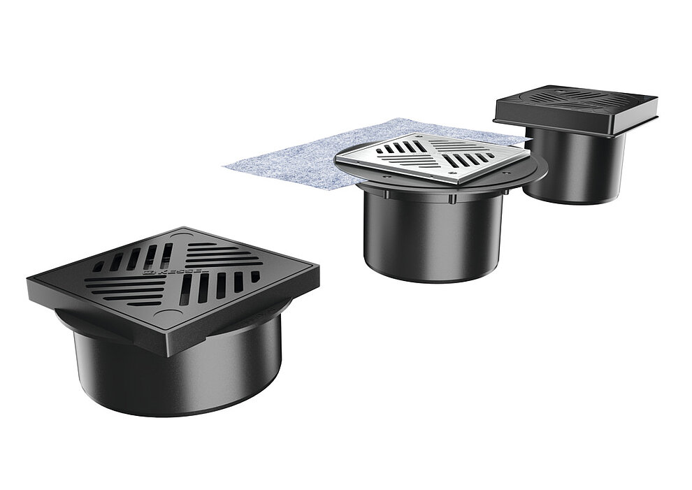 The Universal basement drain - KESSEL - mastering water