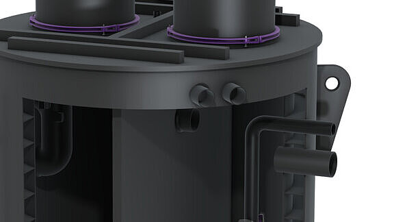 Grease separator EasyClean ground Multi - KESSEL - mastering water