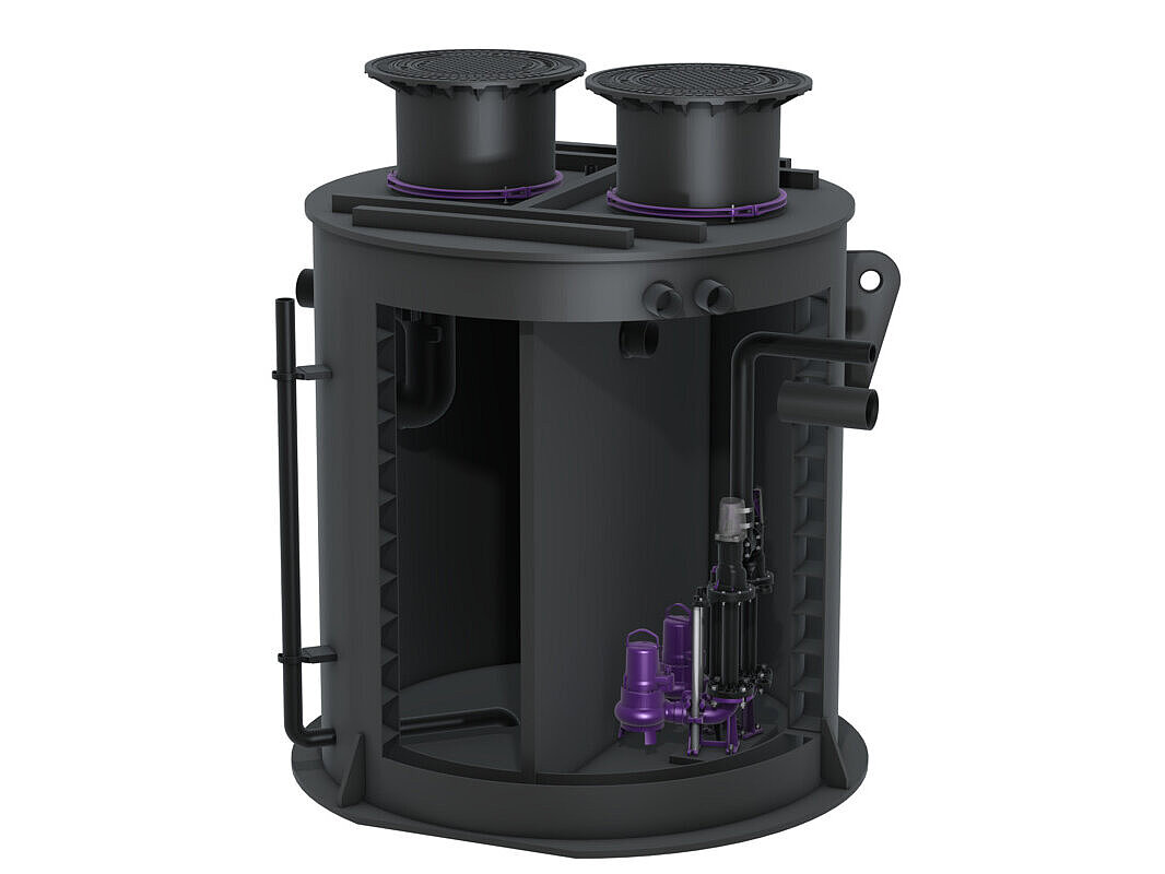 Grease separator EasyClean ground Multi - KESSEL - mastering water