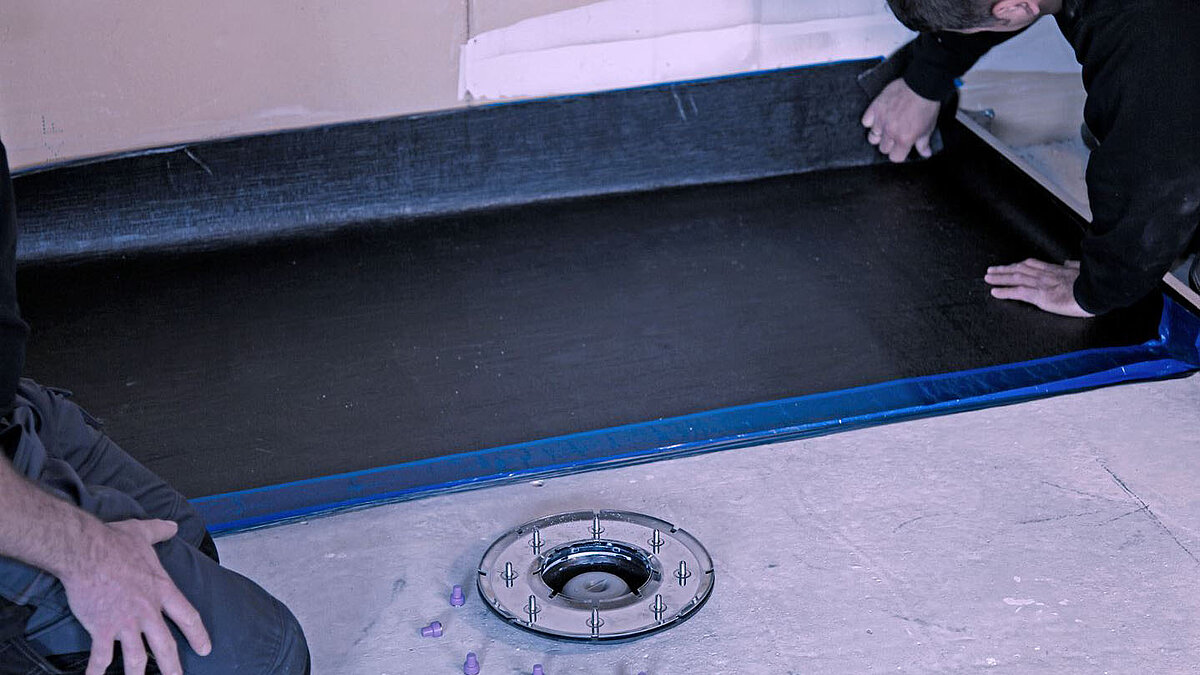 Waterproofing drains using a membrane - KESSEL - mastering water