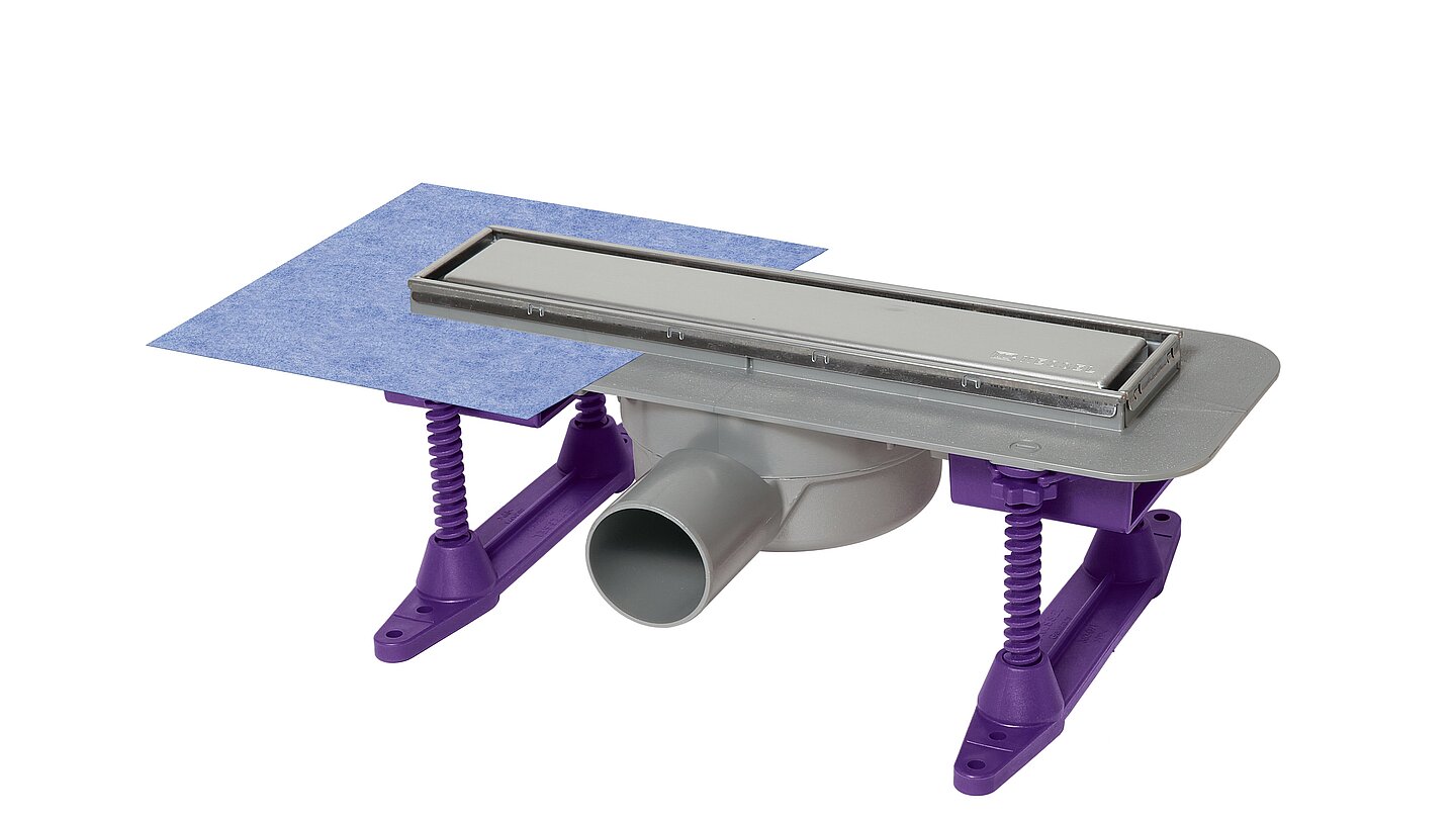 Linearis Compact shower channel - KESSEL - mastering water