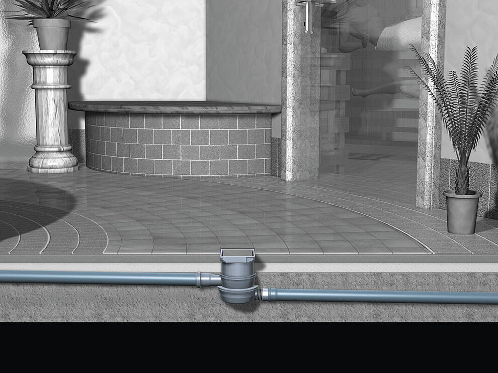 Giro bathroom drain - KESSEL - mastering water